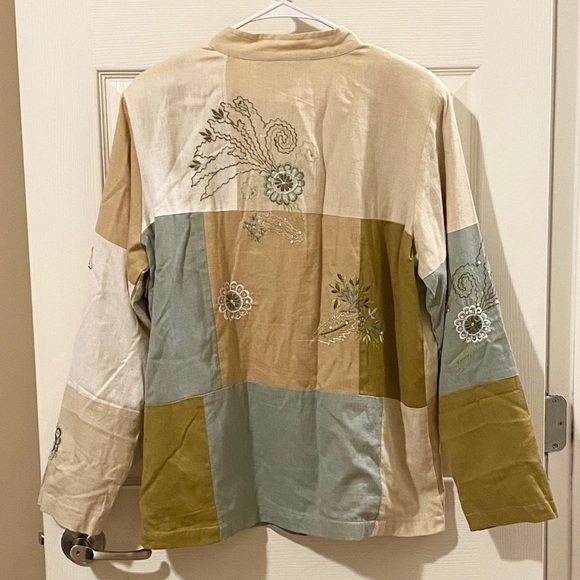 indigo moon | Jackets & Coats | Vintage Indigo Moon Embroidered ...